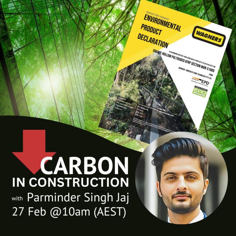 Reduce embodied carbon with Wagners FRP for 2030 targets